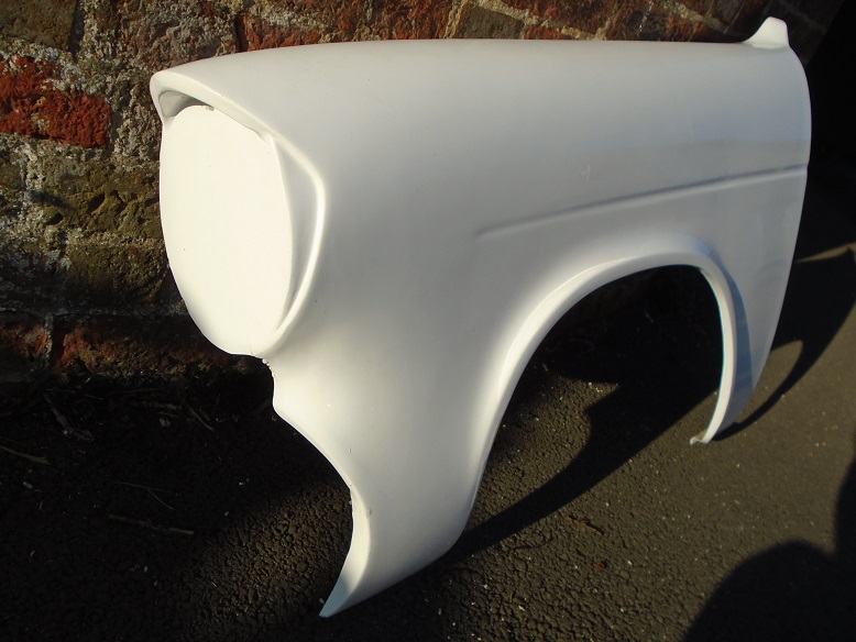 Fibreglass Front Wing Left Hand Side - Ford Anglia 105E - KELVEDON ...